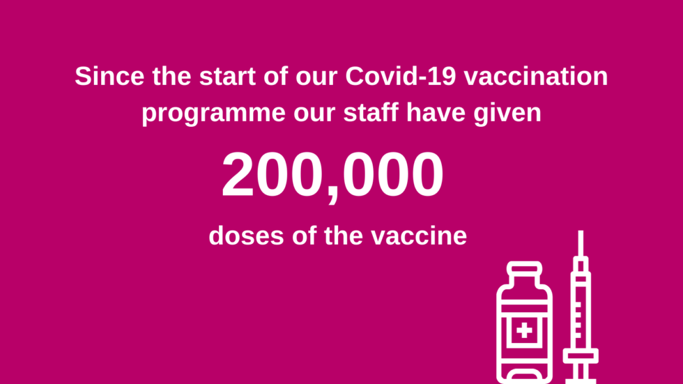 Another milestone reached in NHS Lanarkshire’s Covid-19 vaccination ...