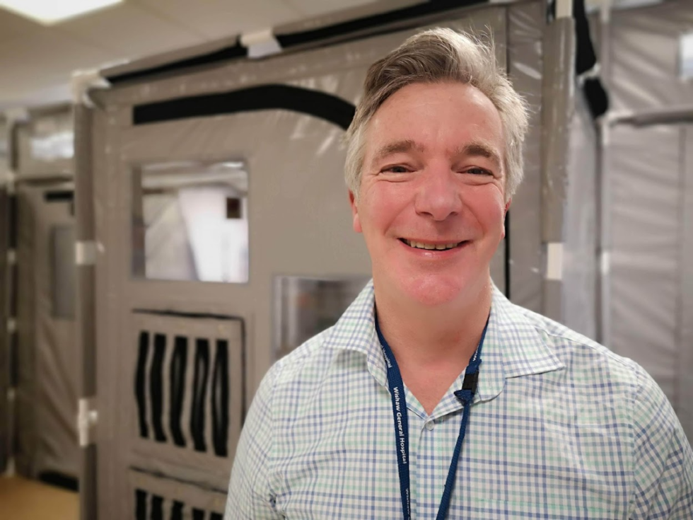 Isolation pods installed to help manage patients in safe environment ...