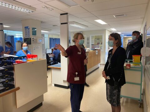 NHS Scotland’s CE Visits UHW | NHS Lanarkshire