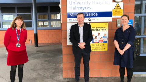 Professor Leitch privileged to be able to pay tribute to staff in sites ...