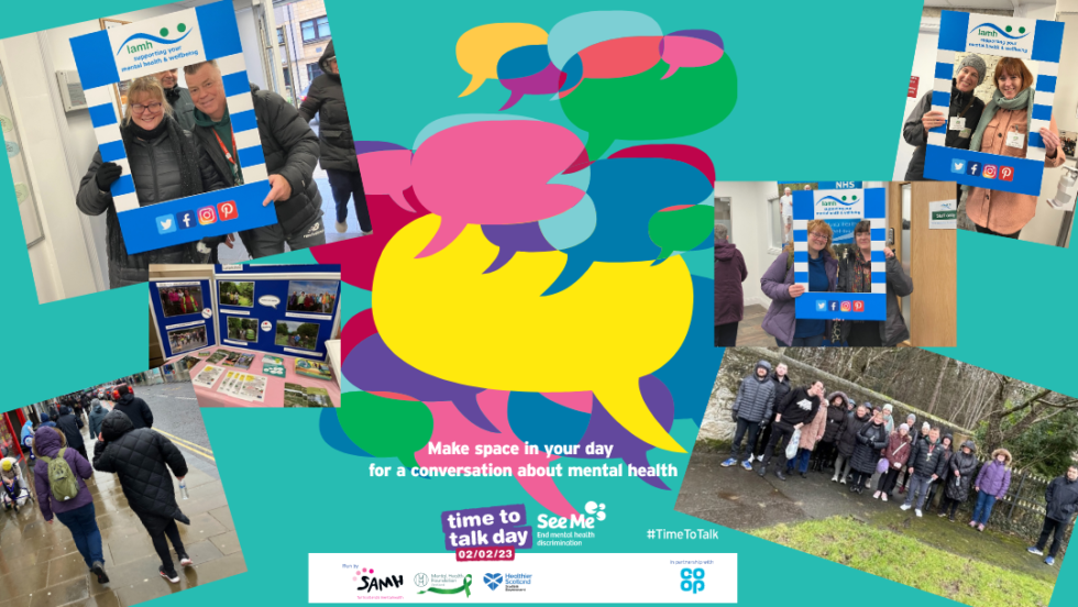 Time to Talk Day Event to Support Mental Health | NHS Lanarkshire
