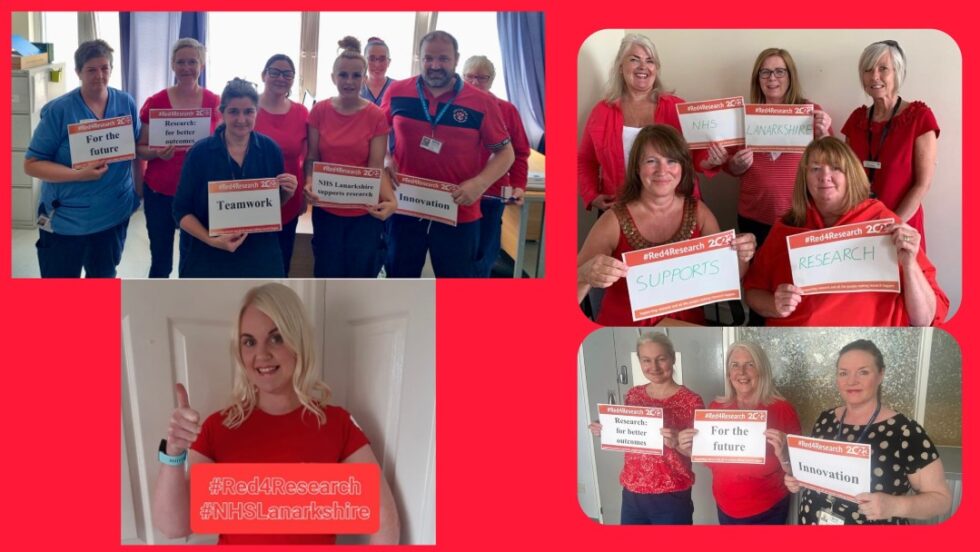 #Red4Research Day | NHS Lanarkshire