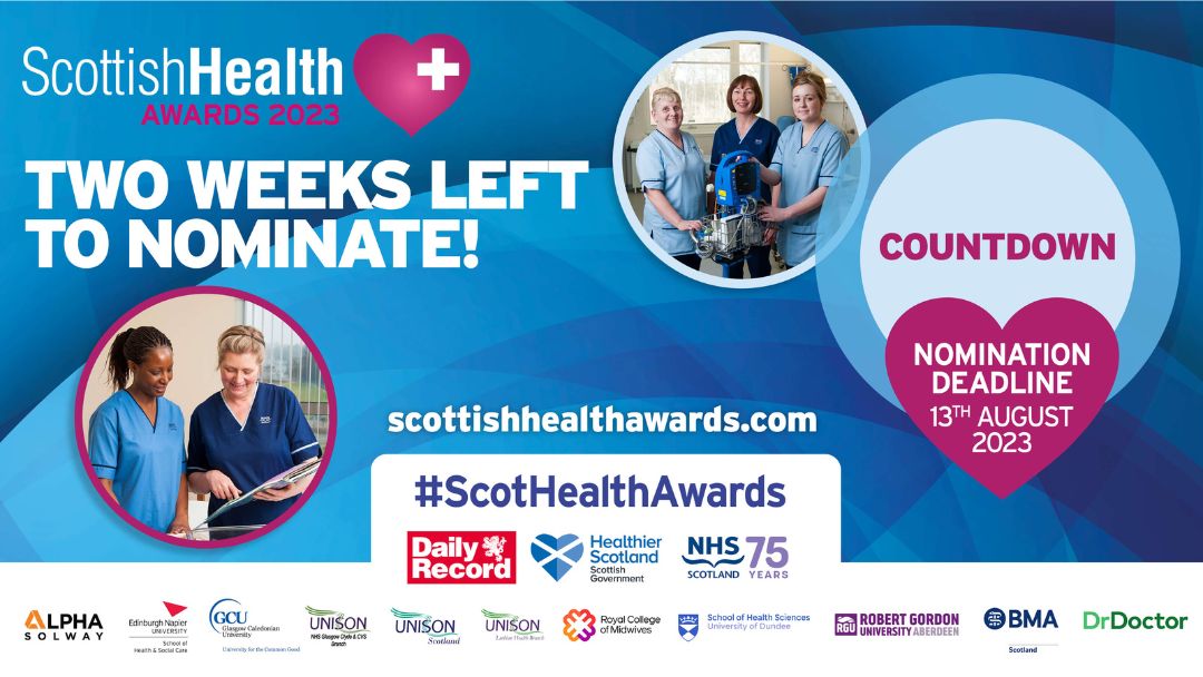 Two weeks to nominate for Awards | NHS Lanarkshire