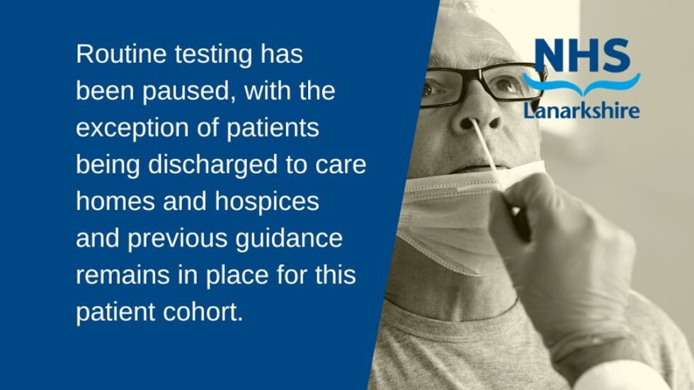 Discharges from hospital to care homes | NHS Lanarkshire