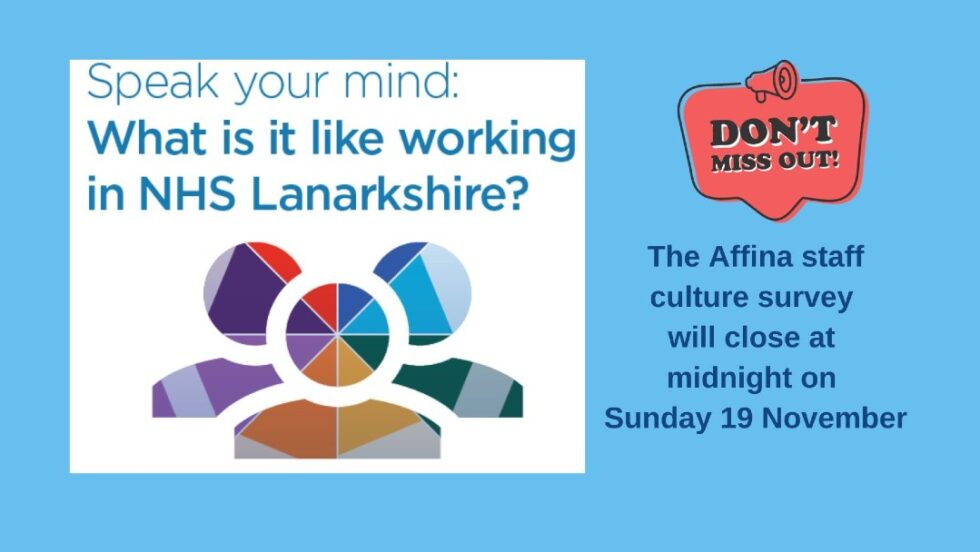 culture survey | NHS Lanarkshire