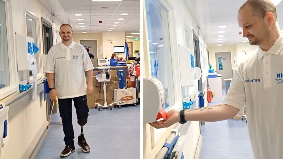 Horrific accident inspired Simon to become hospital volunteer - NHS ...