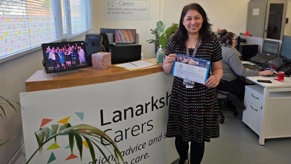 Mahvish’s digital leadership success benefitting Lanarkshire Carers ...