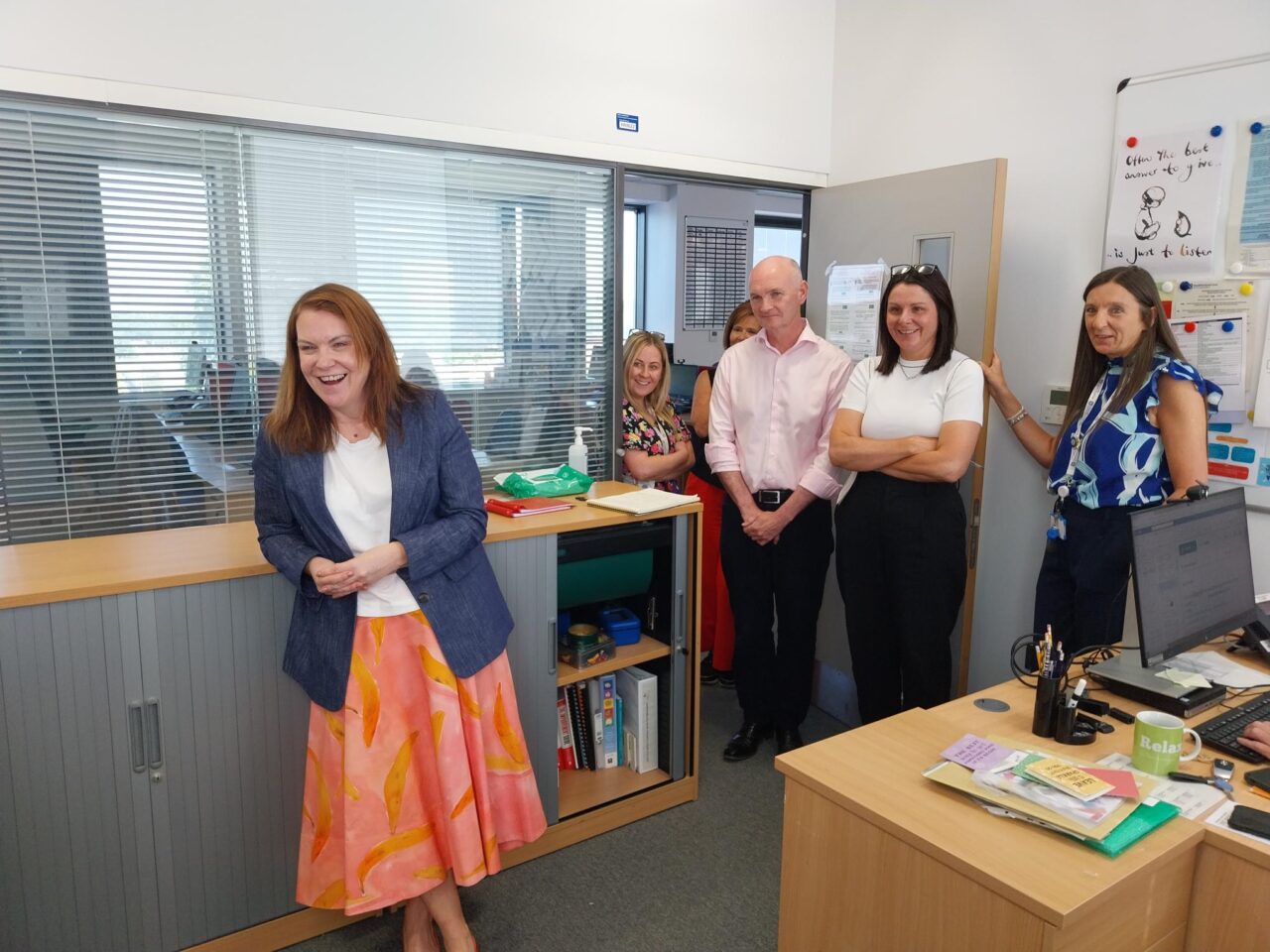 New chief executive visits North partnership teams | NHS Lanarkshire