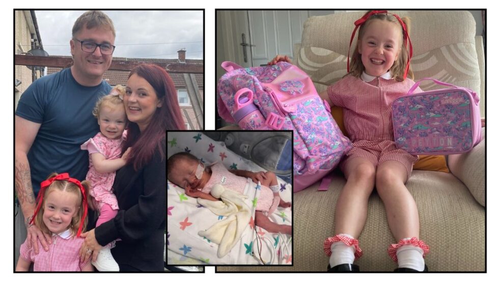 COVID baby Peyton can’t wait to start school - NHS Lanarkshire