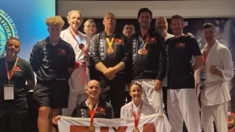 Physiotherapist Nicola Wightman wins gold at WUKF World Karate ...